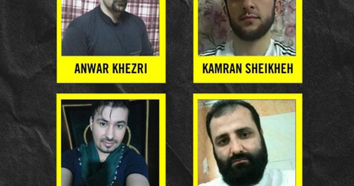 ابراز نگرانی عفو بینالملل از خطر اعدام قریبالوقوع چهار زندانی عقیدتی